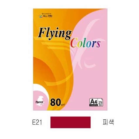 컬러oa용지 플라잉컬러 이글e21a4 120g 피색 20매팩삼원 코랩샵 Kolab 연구용 기자재