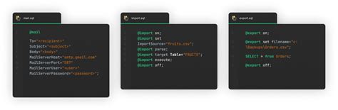 Client Side Commands Database Client