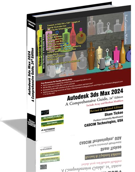 autodesk 3ds max 2024 a comprehensive guide book by prof sham tickoo