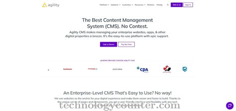 Agility Cms Pricing Features And Reviews