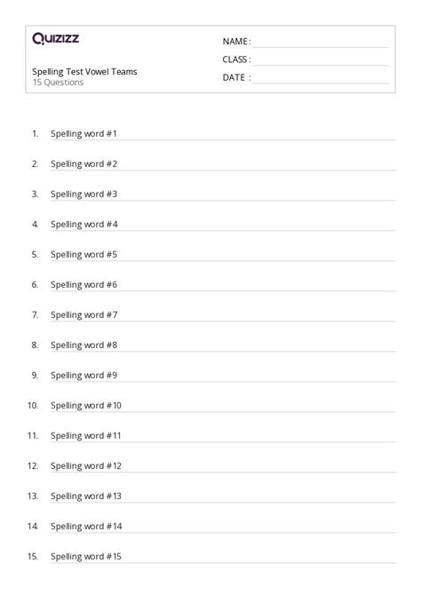 50+ Vowel Teams worksheets for 5th Grade on Quizizz | Free & Printable