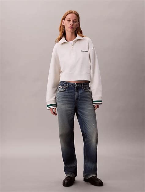 French Terry 14 Zip Sweatshirt Calvin Klein® Lvgwf5w31067u