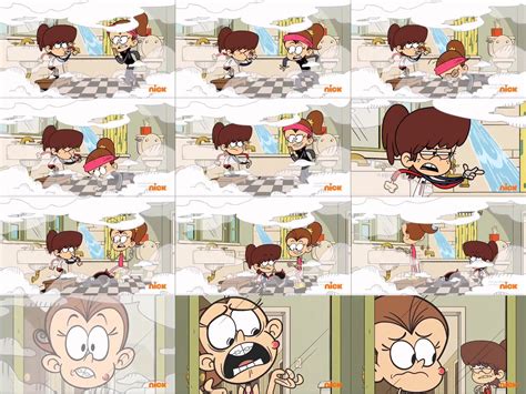 Loud House Lynn Trying To Get Rid Of Luan Pimple By Dlee1293847 On