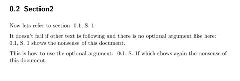 Cross Referencing How To Define Optional Second Argument For Macro