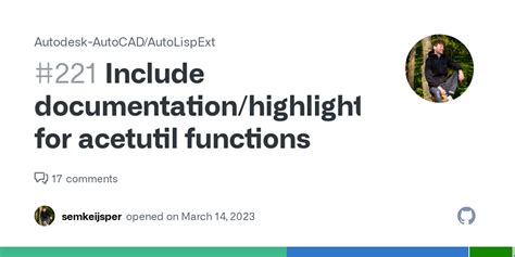 include documentation highlighting for acetutil functions · issue 221