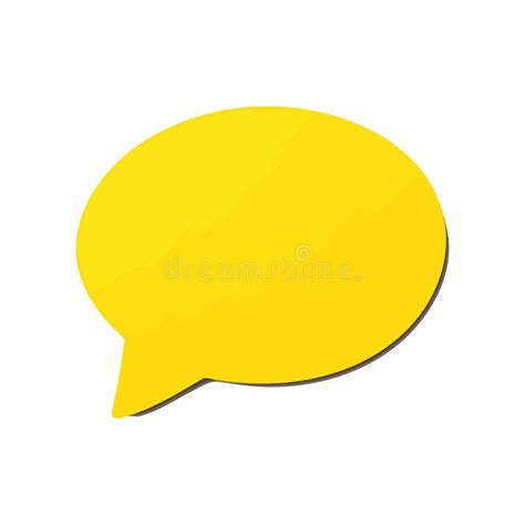 Vivid Orange Speech Bubble Graphic Stock Illustration Illustration Of Communication Vector