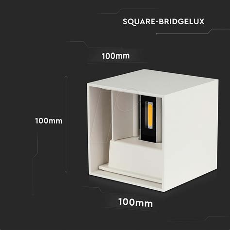 VT-8528: LED Wall Lights 12W 1100 lm, 4000 K at reichelt elektronik