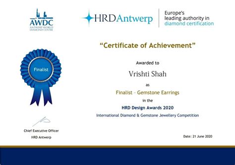 Vrishti Shah On Linkedin Hrddesignawards Jewellerydesign
