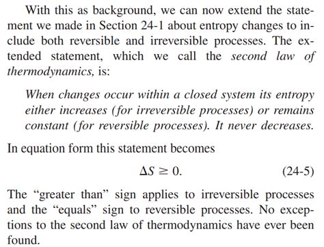 Why Does The Entropy Of A Closed System Remain Constant In A Reversible Process Physics Forums