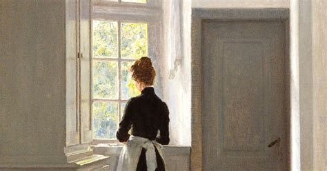 창 밖을 보는 하녀캔버스 밖 벨 에포크는 아름답지 않았다