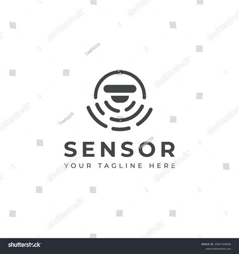 Creative Sensor Logo Vector Design Stock Vector Royalty Free