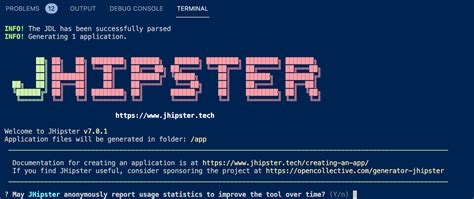 How To Provide Default Value For Anlytics To Jhipster Command Stack Overflow