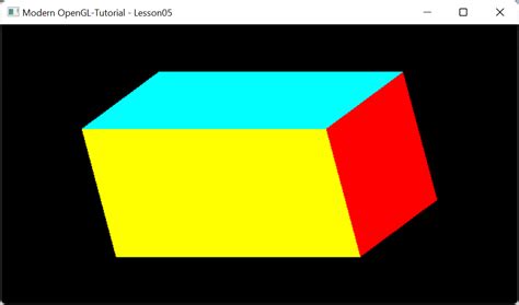 Modern Opengl Tutorial And Application Lesson05 Multi Colored Cube