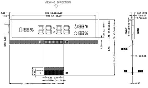Good Quality VA Type Segment LCD Display Module
