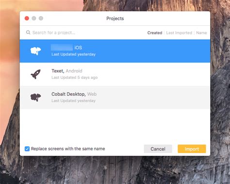 zeplin app redesign project zeplin is a hand off collaboration tool