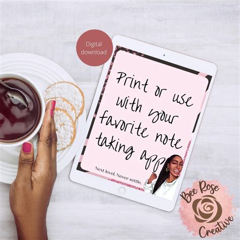 Printable Stationary Pack Girl Boss Stationary Pack For Etsy