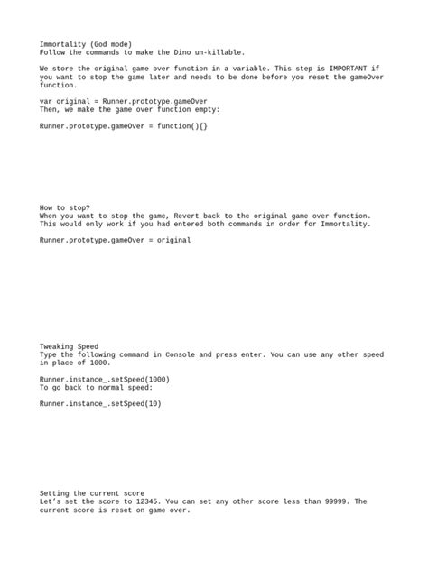 Hack For Dino Run Game Pdf Computer Programming Computing