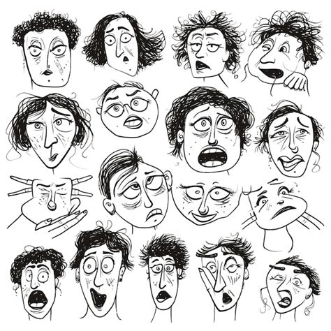 Surprised Face Drawing Images Free Download On Freepik