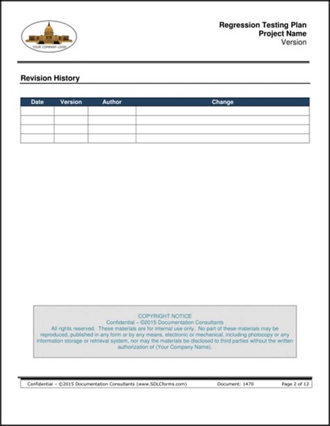 SDLCforms Regression Testing Plan