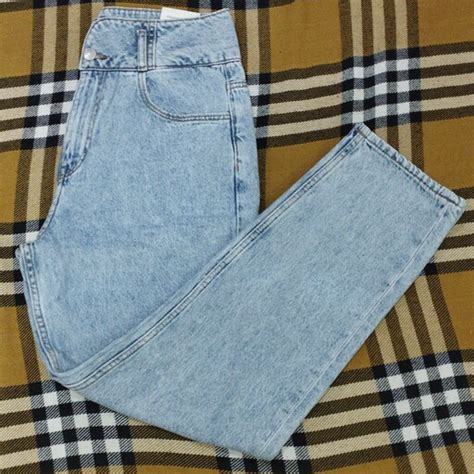 خرید و قیمت شلوار مام استایل خارجی درجه یک رنگ آبی آسمانی از غرفه شیک پوش