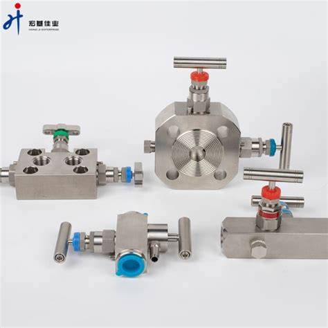 Process Interface Swagelok Type Flange Valve Stainless Steel Single Double Monoflange Block And