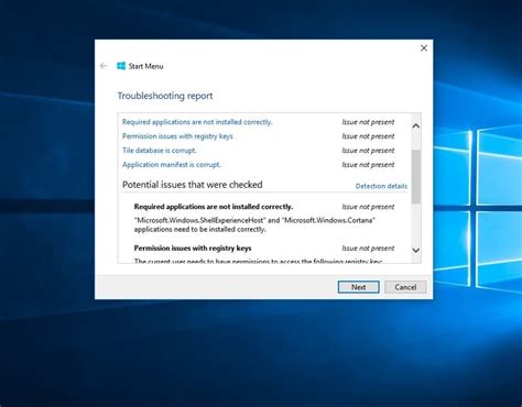 Fix Windows 10 Start Menu Problems Using Dedicated Troubleshooter