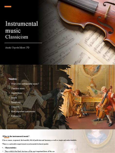 Instrumental Music Of The Classical Era Sonata Form Symphony Concerto And Important