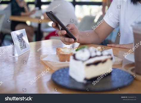 Womens Hands Using Phone Scan Qr Stock Photo 1924444112 Shutterstock