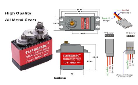 Mua Wishiot Td 8135mg 35kg 360 Degree Continuous Rotation Servo Digital