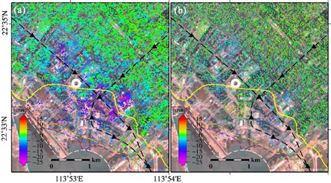 Figure B1 Deformation Rate Maps Extracted By A Pt Based Sbas Insar Download Scientific