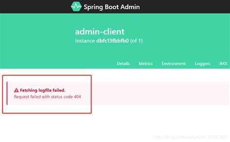 Springboot Admin日志记录 Csdn博客