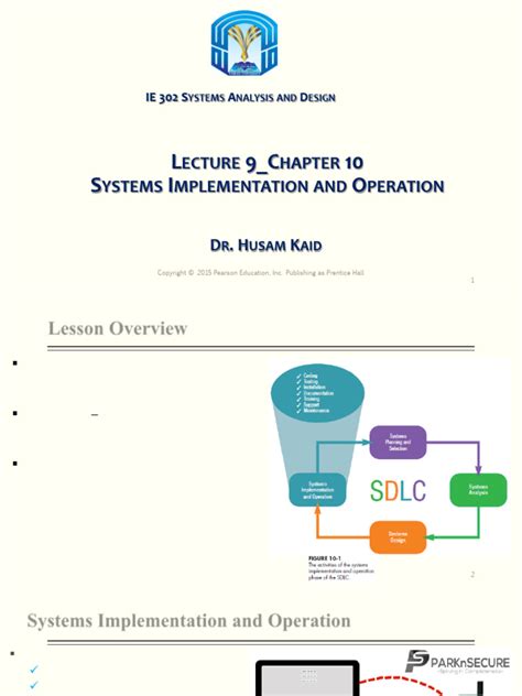 Lecture09ch10 Systems Implementation And Operation Pdf Software