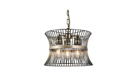3 Pendant Light 82243 Antique Brass Crinions Furniture