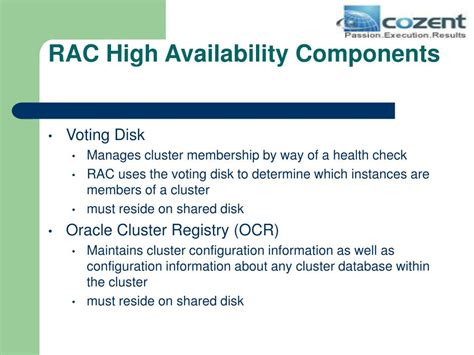 Ppt Scalability And Reliability Using Oracle Real Application