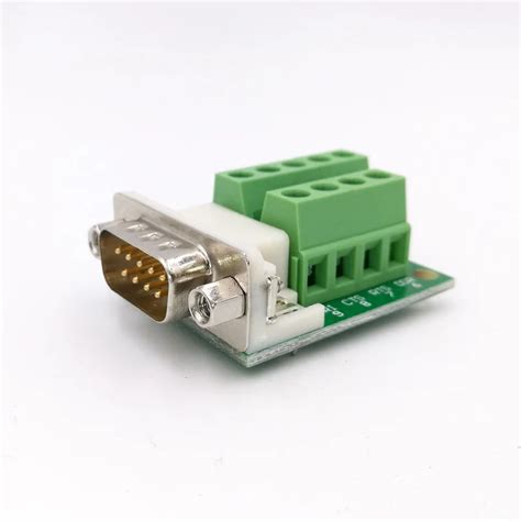 Db9 Csatlakozó Terminál Modul Rs232 Rs485 Adapter Jelek Interfész Konverter Férfi Anya Com D Sub