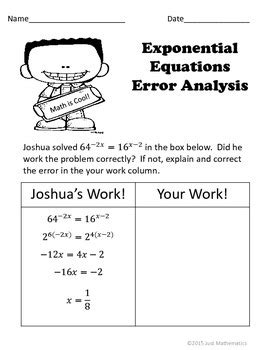 Exponential Equations No Prep Lesson By Math Club TpT