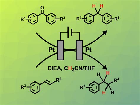 Electrochemical Reduction Of Diarylketones And Aryl Alkenes