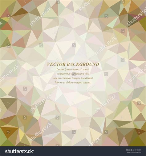 Color Abstract Tiled Triangle Mosaic Background Stock Vector Royalty Free 610016354 Shutterstock