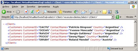 Colaboranet Acceso A Sql Server Mediante Una Url Usando Stored Procedures