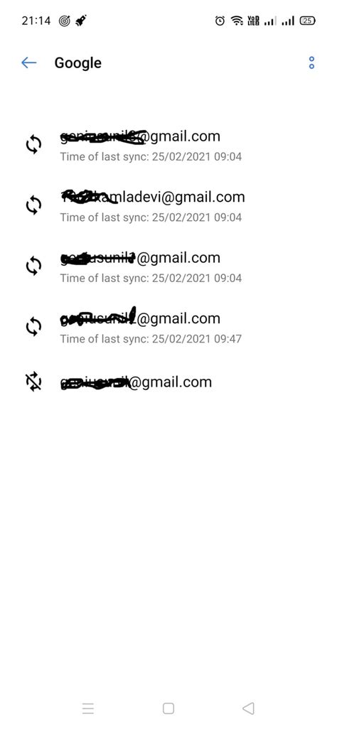Why Is Sync Feature Not Working In My Phone Android Enthusiasts Stack Exchange