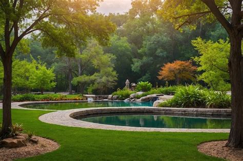 Outdoor Park Background Premium Ai Generated Image