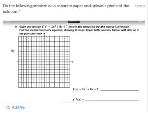 solved do the following problem on a separate paper and