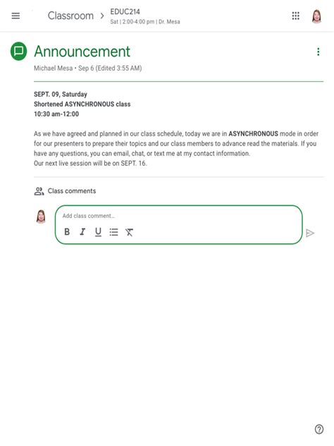 Sept 09 Saturday Shortened Asynchronous Class Pdf Career And Growth