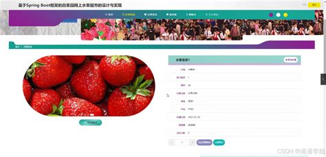 java计算机毕业设计框架的白果园网上水果超市的设计与实现（开题 源码 论文） csdn博客
