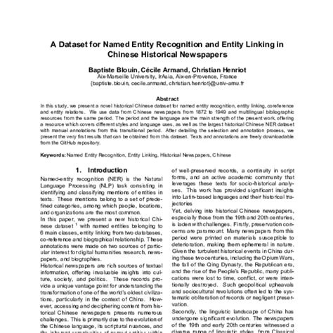 A Dataset For Named Entity Recognition And Entity Linking In Chinese