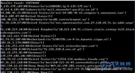 Shodan Api使用指南 撒旦网 Csdn博客