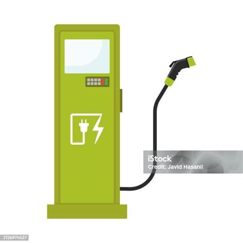 전기 자동차 충전소 아이콘입니다 전기 충전소 벡터 일러스트 레이 션 그린 에너지 0명에 대한 스톡 벡터 아트 및 기타 이미지 0명 개념 거미줄 Istock