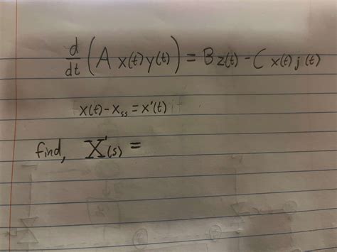 having some trouble with a differential equation to