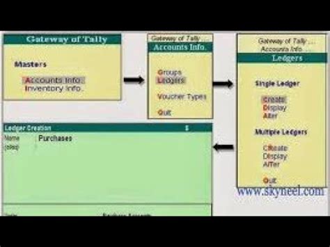 How to create multiple ledger in TALLY ERP 9..////LEARN TALLY ERP9 WITH GST #learntally - YouTube