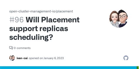 Will Placement Support Replicas Scheduling · Issue 96 · Open Cluster Management Ioplacement